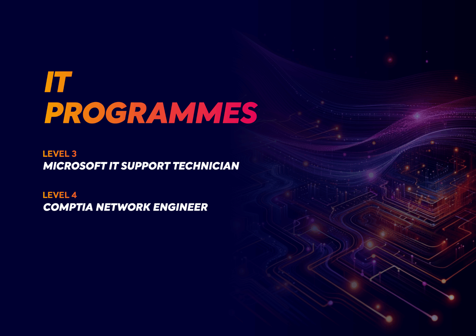 Level 3 & 4 IT Apprenticeships | Baltic Apprenticeships